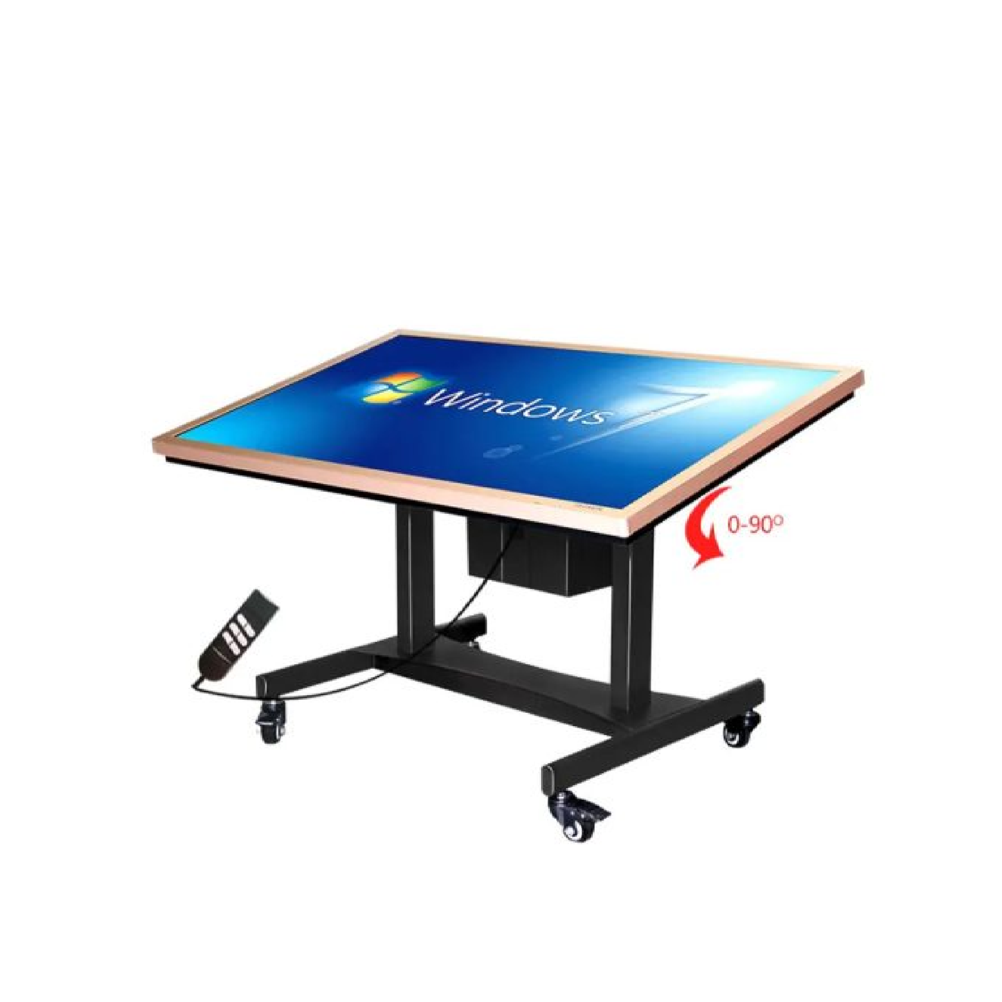 Electric Motorized 90 degree table top flip TV Stand 32-75" – ACE x AV.SG